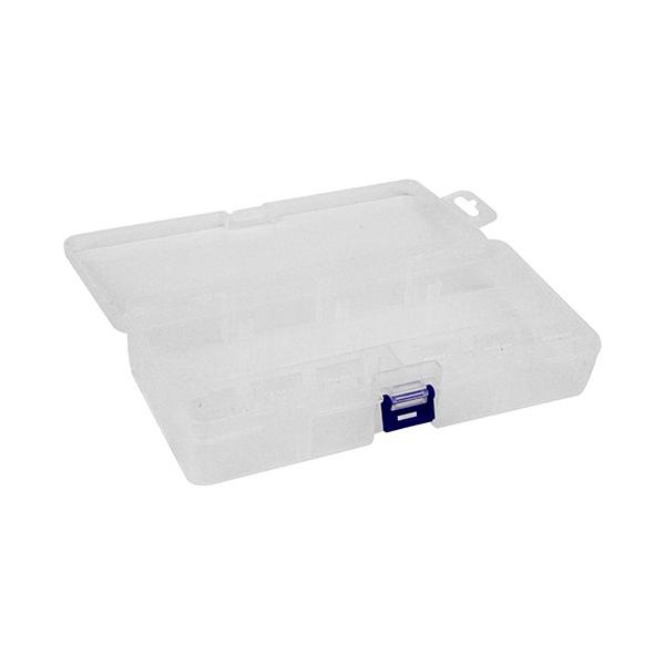 【特徴】ピタッと合体、ボックス同士が合体できるW機能付きです。蝶番・バックルはオール別部品を使用し、耐久性抜群です。仕切板ロック機能付で、小物が混ざりません。【用途】パーツ等小物類の収納。【仕様】●外寸：(L)210×(W)110×(H)3...