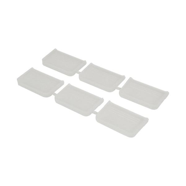 【特徴】SPW-2300用の仕切板です。【用途】小物パーツケース用仕切板。【仕様】●6枚入り。【材質】●高耐衝撃性ポリプロピレン。【サイズ】幅：200mm高さ：30mm奥行き：16mm重量：24g