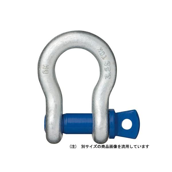 【特徴】厚みのあるベルトが取り付けやすいように弓型形状になっています。鍛造品、熱処理済みで粘りがあり、小さくても大きな強度があります。よくある鋳物シャックルの同径に比べ約5倍以上の強度があります。安全係数6です。【用途】ベルトスリングとフッ...
