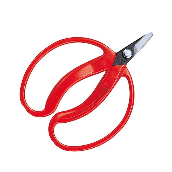 【特徴】丸い刃先は、デリケートな果物に傷がつきにくい設計です。刃先が短いので細かな作業を難無くこなします。【用途】みかんや果実の採収作業。【仕様】●全長：140mm。●刃長：24mm。●重量：75g。●曲刃。【材質】●刃：高炭素刃物鋼。●柄...