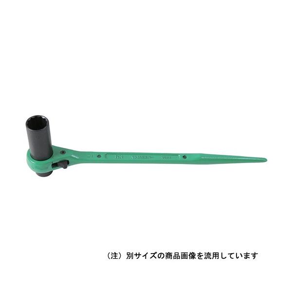 【特徴】C型チャンネル・H形鋼・アングル等の深い凹部での締付けが可能です。ボルトが長く出るところ(ダクト・自動車ボディのUナットなど)の使用にも便利です。【用途】ボルト・ナットの締付け。【仕様】●グリーン焼付塗装。●呼び径：14×17mm。...