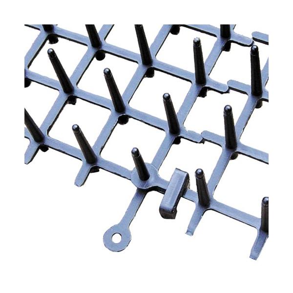 【特徴】お好みの場所、大きさにカットできます。畑、庭、プランターの中に設置するだけです。【用途】猫よけシート。【仕様】●4枚入。【材質】●ポリプロピレン。【サイズ】幅：220mm高さ：340mm奥行き：25mm重量：10g