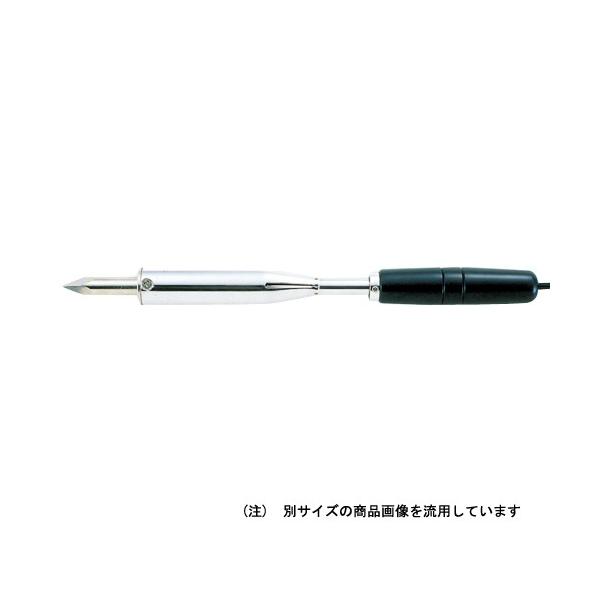【特徴】高効率低消費電力で経済的です(省エネタイプ)。断熱効果の高い木製グリップを使用しています。こて先は作業にあわせて加工できる銅こて先を標準にしています。RoHS対応品です。【用途】板金用、電気部品のハンダ付け。【仕様】●消費電力：11...