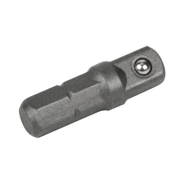 【特徴】全長25mm・差込角6.35mmのソケットアダプターセットです。全長25mmまでのビットが取付可能なビット差替え式ドライバーに適合します。【用途】六角ボルト・ナットの締付け、緩め作業。【仕様】●ビット全長：25mm。●差込角：6.3...