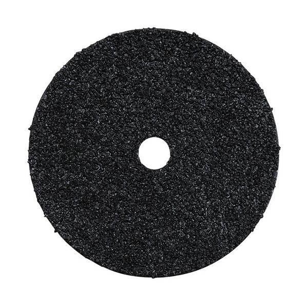 【特徴】石材から鉄、木材に幅広く使用可です。電気グラインダー125用ジスクペーパーです。【用途】コンクリート・鉄・木材などの研磨作業。【仕様】●外径：125mm。●内径：16mm。●粒度：16。●最高使用回転数：13700min-1。●1枚...
