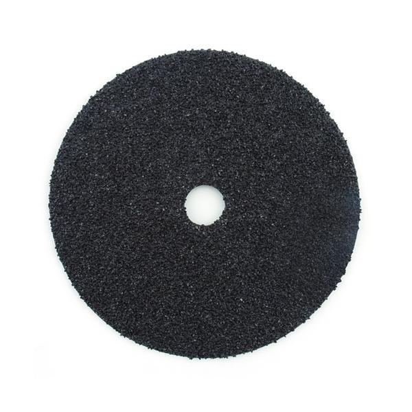 【特徴】石材から鉄、木材に幅広く使用可です。電気グラインダー125用ジスクペーパーです。【用途】コンクリート・鉄・木材などの研磨作業。【仕様】●外径：125mm。●内径：16mm。●粒度：24。●最高使用回転数：13700min-1。●1枚...