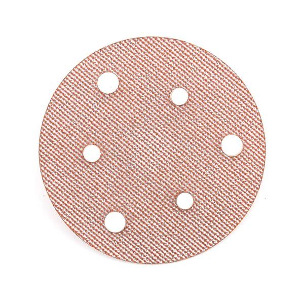 【特徴】特殊パターンコートにより優れた研削力と耐久性を実現しました。紙質アップで丈夫で長持ちです。表面処理にて目詰まりし難いです。マジック式にて取替え簡単です。【用途】エアーランダムサンダー径125穴あり用ペーパー。【仕様】●サイズ：径12...