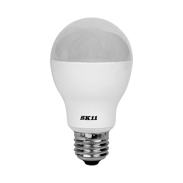 【特徴】明るさ485Lm(ルーメン)で、白熱電球40W相当です。SK11クリップランプSCLシリーズに最適なLED交換球です。【用途】LED交換球。【仕様】●サイズ：全長108×外形60mm・質量73g。●定格電圧・消費電力：AC100V・...