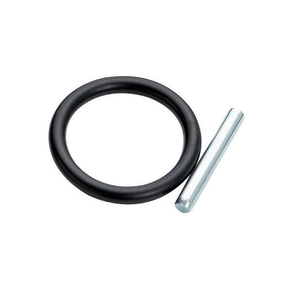 【特徴】1/2インチソケット・23〜30mmに対応するピンとOリングのセットです。【用途】インパクトソケット用交換ピン及びOリング。【仕様】●Oリング：径3.5×内径22.1mm。●ピン：径3.5×全長24.5mm。【サイズ】幅：28mm高...