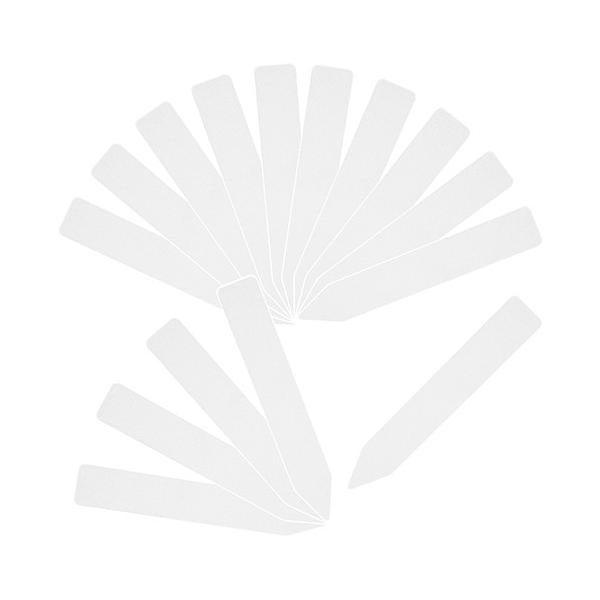 【特徴】植物の名前を書き、プランター等に挿しておくだけのお手軽ラベルです。様々なサイズをご用意しているので、用途に合わせて使用できます。【用途】園芸用ラベル。【仕様】●15枚入。●サイズ：105mm。【材質】●塩化ビニール。【サイズ】幅：6...