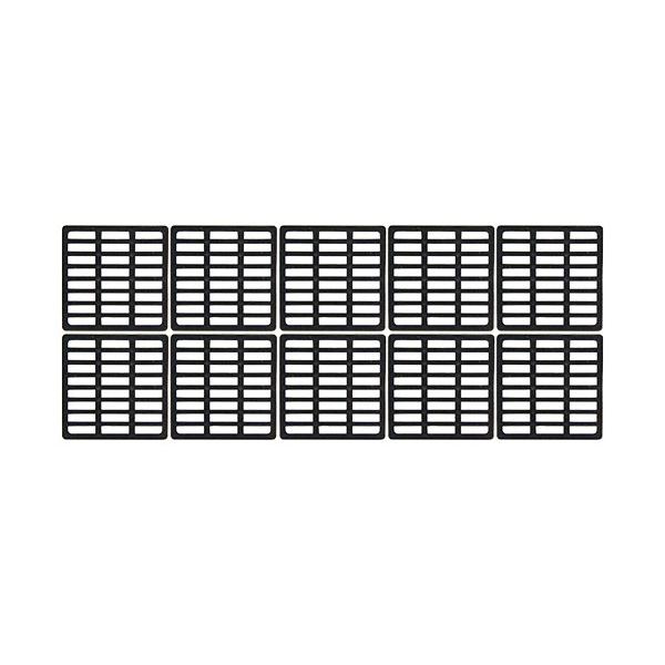 【特徴】鉢底からの土の流出防止、ナメクジの侵入防止に最適です。【用途】鉢植用網。【仕様】●サイズ：約35×35mm。●10枚入。【材質】●ポリプロピレン。【サイズ】幅：100mm高さ：120mm奥行き：15mm重量：15g