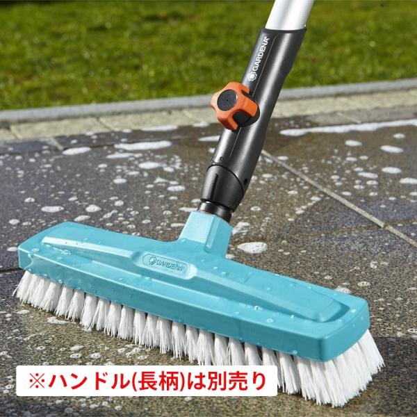 ■商品名：コンビシステム 床洗浄ブラシ（屋内掃除用）■コード：98591300バスルームや洗面所のお掃除に。エッジに丸みがあり家具を傷つけにくい。耐衝撃性プラスチック。柔軟性の高いポリプロピレン毛。長柄（別売）に取り付けて楽に作業できます。...