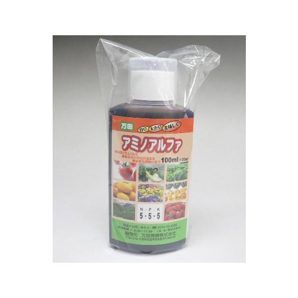 万田アミノアルファは、果実類、根菜類、穀類、海藻類など数十種類の原材料を使用し、3年以上発酵させた植物用「万田酵素」に、有機質を主体とした液肥を配合した肥料です。 ※万田アミノアルファは一部化成肥料（尿素）を含みますので農産物の有機認証には...