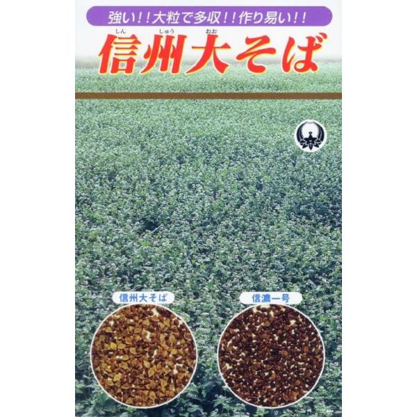 ・信州大学育成品種。・種実が大きく(1.000粒重で約50g)栽培容易で増収性に優れている多収穫品種。・吸肥力が強く大型となり茎も太く倒伏しにくい。・脱粒性が難であるので機械化利用ができる。・霜に対して強いので収穫期に幅があり、労働力の配分...