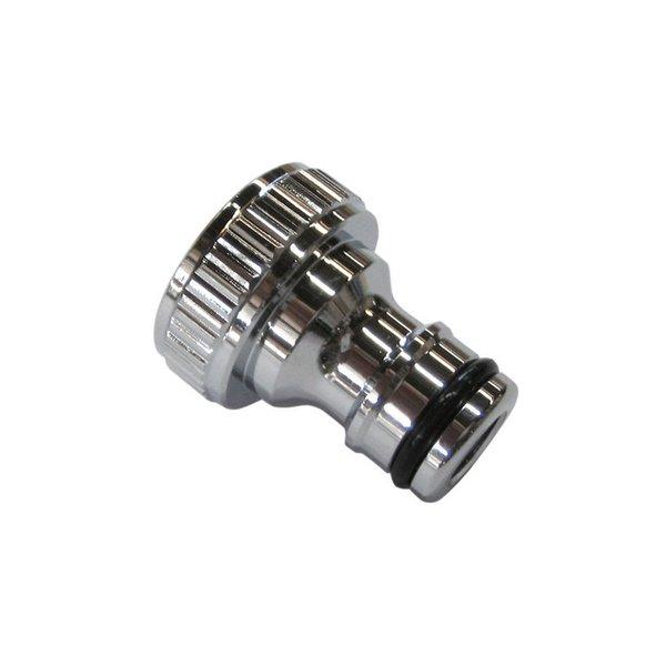 【商品名】 ホースアダプター　メッキ  [f-410]【メーカー名】 オンリーワン【サイズ】 図面をご確認下さい。　ネジ部分：G1/2　内側Oリング：直径19.25mm(内径14.23mm)×厚み1.91mm　外側Oリング：直径16.4mm...