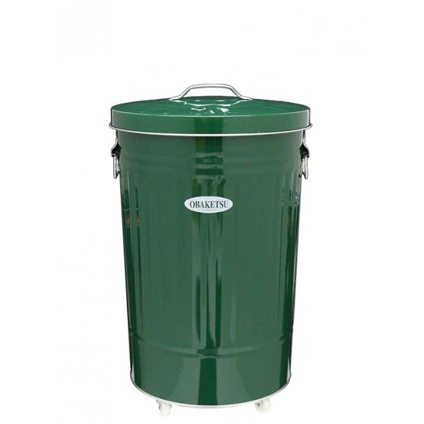 【商品名】 OBAKETSU オバケツ　キャスター付き　42L【メーカー】 渡辺金属工業株式会社【サイズ】 本体底の直径30.5cm×口の直径35.5×高さ58.5cm【材質】 体体：トタン（亜鉛メッキ鋼板）【重量】 2.95kg【耐荷重】...
