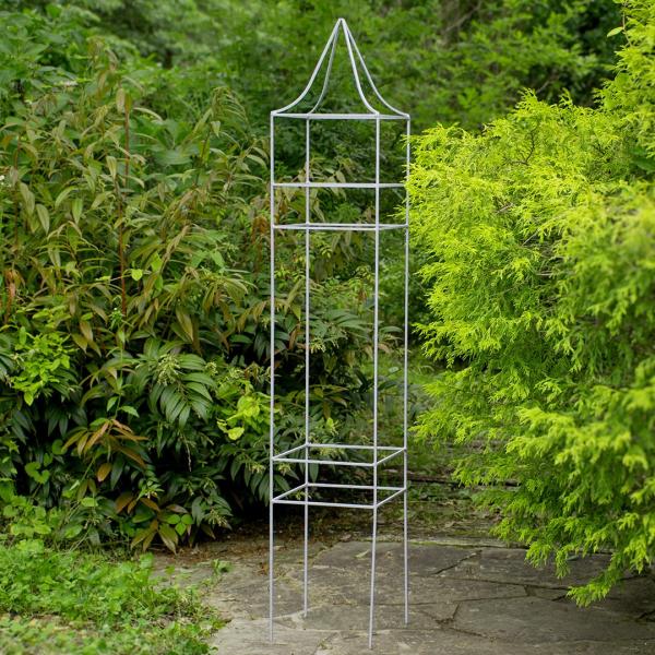 【商品名】オベリスク チャーチ L【メーカー名】森の鍛冶屋 Forest IW【カタログサイズ】h1400×□250(mm)【実測サイズ】h1420×□250(mm)【重さ】約2.3kg【素材】アイアン（ジンクリッチペイント仕上げ）【製造国...