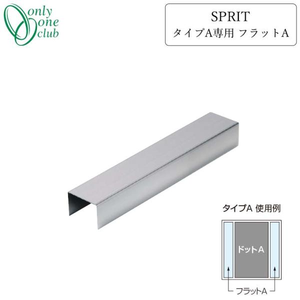 【商品名】 SPRIT タイプA専用 フラットA【メーカー名】 オンリーワン/Only one club【カタログサイズ】 約W61 × H355 × D48mm【重量】 0.6kg【材質】 ステンレス(仕上げ：ヘアライン)・取り付け工事は...