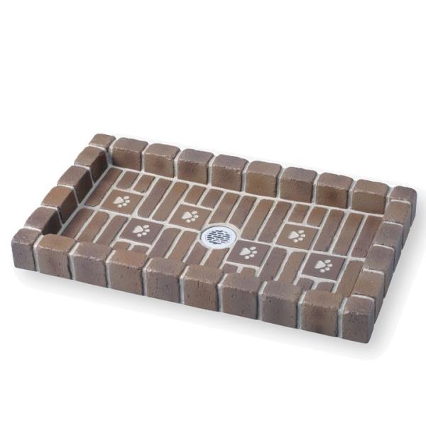 【商品名】 シャワープレイスパン　ブリックタイプ　カラー：トランスブラウン TB  　PF-SP-PB-1　 【メーカー名】 ニッコーエクステリア【サイズ】幅1122×奥行642×高さ110（mm）【重さ】56kg【材質】 塗装仕上げコンク...