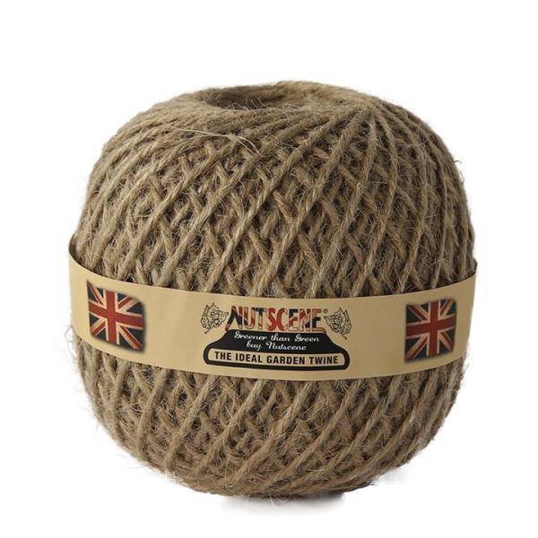 【商品名】 麻ひも　ジュートミディアムボール【サイズ】 直径12cm×高さ10cm【長さ】 約130m【重さ】 約230gから250g程度【太さ】 2mm前後【原材料】 3ply麻【生産国】 イギリス※ply…麻ひもを編んでいる本数です。2...