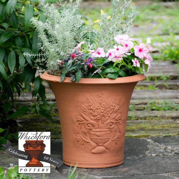 商品名：Celebration Pot with 50th Anniversary Stamp【基本情報】カタログサイズ：直径37×高さ32cm実測サイズ：直径37(31)×高さ31(30)cm ※カッコ内は内寸鉢底径20.5cm、底穴4c...