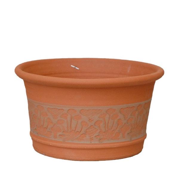 【商品名】 RHSデイジープランター 直径39cmサイズ　WF-392【メーカー名】 Whichford Pottery / ウィッチフォード【サイズ】 カタログ：直径39cm×高さ24cm　直径約40cm（37）×高さ約22cm（21）（...