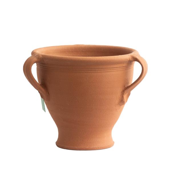【商品名】Pedestal Urn【メーカー名】 Whichford Pottery / ウィッチフォード【カタログサイズ】 直径20cm×高さ19cm【実測サイズ】直径21.5(18.2)cm×高さ19(17.2)cm ※カッコ内は内寸鉢...