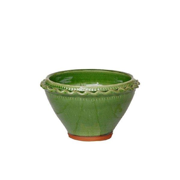 【商品名】 グレイズドローズボウル 直径23cmサイズ　カラー：オリーブ　WF-802gl【メーカー名】 Whichford Pottery / ウィッチフォード【サイズ】 カタログ：直径23cm×高さ15cm　直径約26cm×高さ約15....
