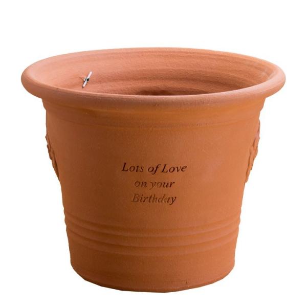 【商品名】 ［Birthday］イングリッシュローズポット　直径36cmサイズ　WF-GM660E【メーカー名】 Whichford Pottery / ウィッチフォード【サイズ】 カタログ：直径36cm×高さ28cm　直径約35.5cm(...