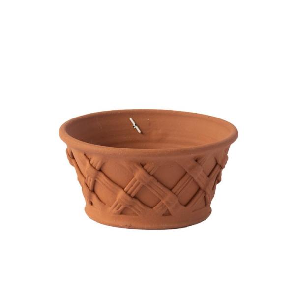 【商品名】 バスケット ハーフポット　直径24cm Sサイズ【メーカー名】 Whichford Pottery / ウィッチフォード【カタログサイズ】 直径 24cm×高さ 13cm【実測サイズ】直径 約24cm（21.5）×高さ 約12c...