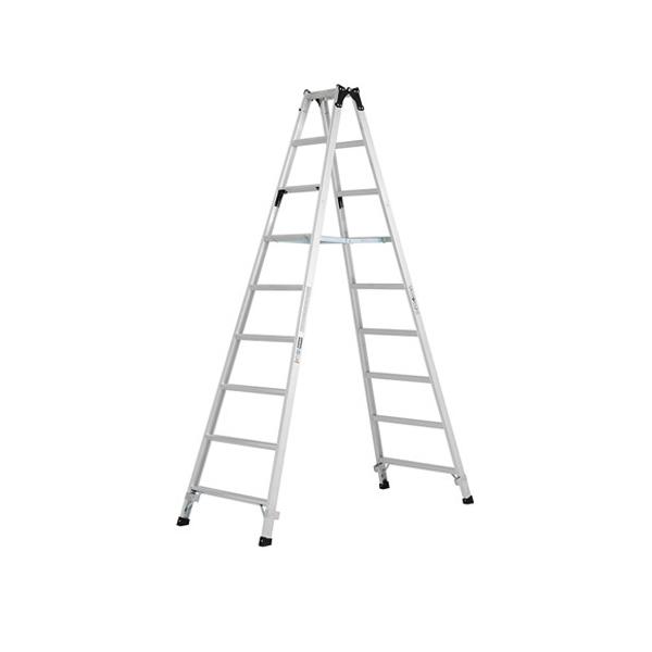 高所作業に適した業務用専用脚立◎60mmの幅広踏ざん採用で作業効率が大幅にアップします◎使いやすいワンタッチ式開き止め金具を採用しています(240F〜300F)◎ブレス仕様の開き止め金具は簡単ロック装置により収納や設置が簡単に行えます(33...