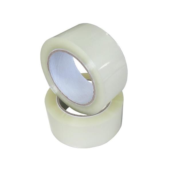 特長 ： 基材がOPPフィルムなので、防水性・防湿性に優れています。粘着剤がアクリル系なので、耐熱性・耐候性が良い用途 ： 段ボールケースの封函・一般包装サイズ ： 幅48ｍｍx長さ100ｍ品番 ： 233M素材 ： OPPフィルム粘着剤 ...