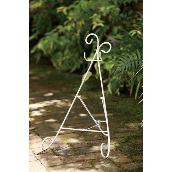 【発売日：2022年02月21日】リングリースや壁掛け用プランターを掛けて楽しめるスタンドです。また、お気に入りの本や絵画なども飾れます。お庭でもお部屋の中でも大活躍です。色違いのブラックも用意しております。※商品について※製造上若干のキズ...