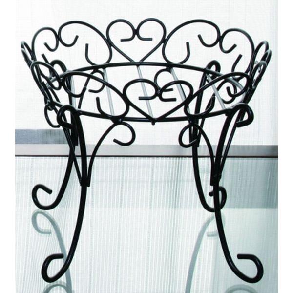 小さな鉢をちょっと置きたい時にちょうどいい、素敵な花台をどうぞ。●プラスチックの受皿に飽きた方は●サイズ： 直径21×高さ20cm(底リング　直径17cm)