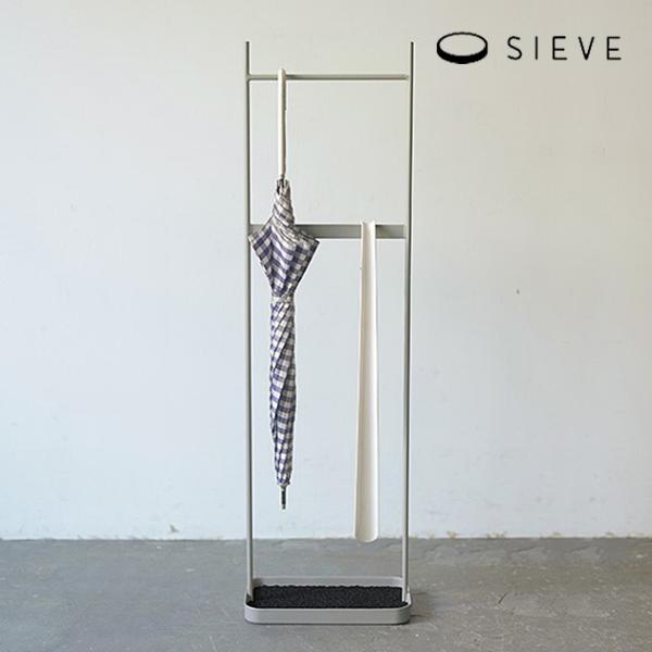 [材質]:スチール（粉体塗装）[カラー]:グレー、ブラック[商品サイズ]:幅30cm×奥行き16cm×高さ102cm[生産国]:中国[特徴]:■仕様・2本の縦棒をベースとしたシンプルなデザインのアンブレラハンガー。コンパクトな省スペース設計...