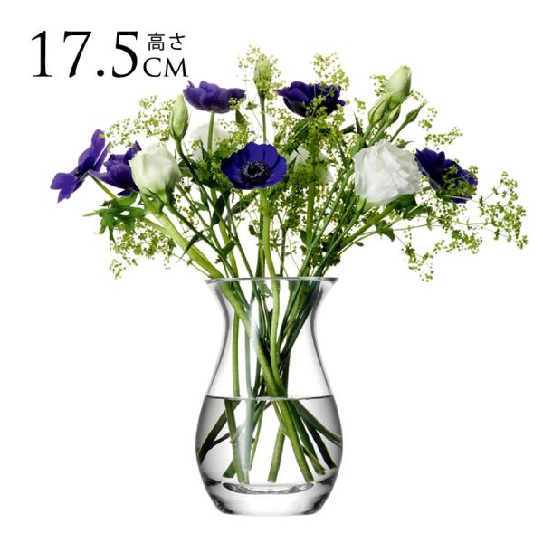 材質:ソーダガラスサイズ/重さ:W15×D15×H17.5cm1000g備考:手吹きで仕上げたシンプルなプロポーションの花瓶丸みを帯びた底面と傾斜した側面のフォルムが特徴。また、ポーランドの職人によって一つ一つハンドメイドで作られています。...