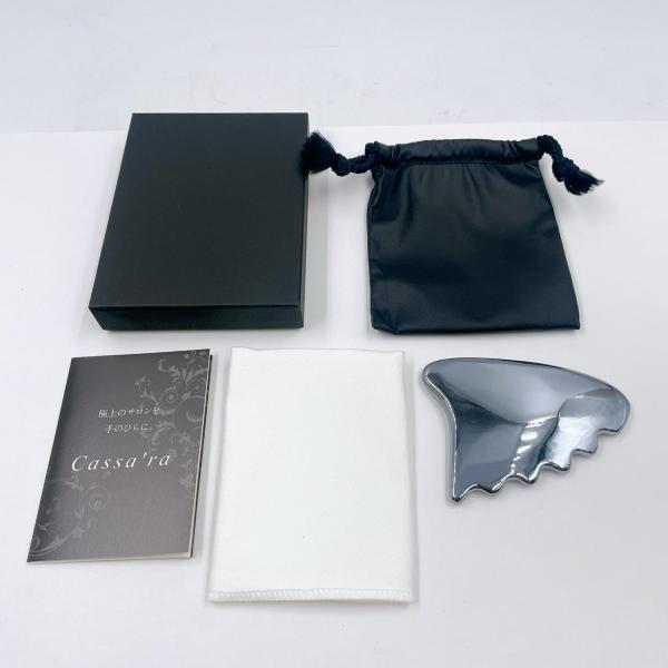 ■商品情報 [管理番号] 10D8[アイテム] 美容器具[ブランド] Cassa'ra カッサーラ  [タイプ] マッサージ器具[対象] ユニセックス[カラー] Silver Silver [ライン] テラヘルツ[季節・シーズン] オールシ...