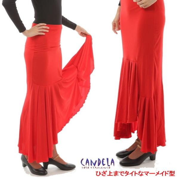 [スペイン直輸入](フラメンコ　ベリー　バレエ　衣装　ファルダ　スカート）