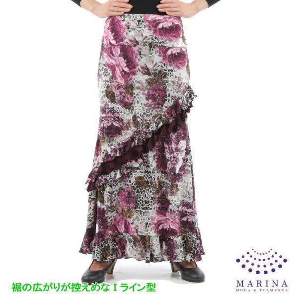 [スペイン直輸入](フラメンコ　ベリー　バレエ　衣装　ファルダ　スカート）