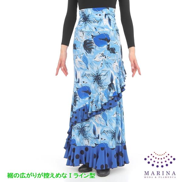 [スペイン直輸入](フラメンコ・スペイン・ダンス・踊り・バレエ・ベリーダンス・衣装・レッスン・スカート・ファルダ)