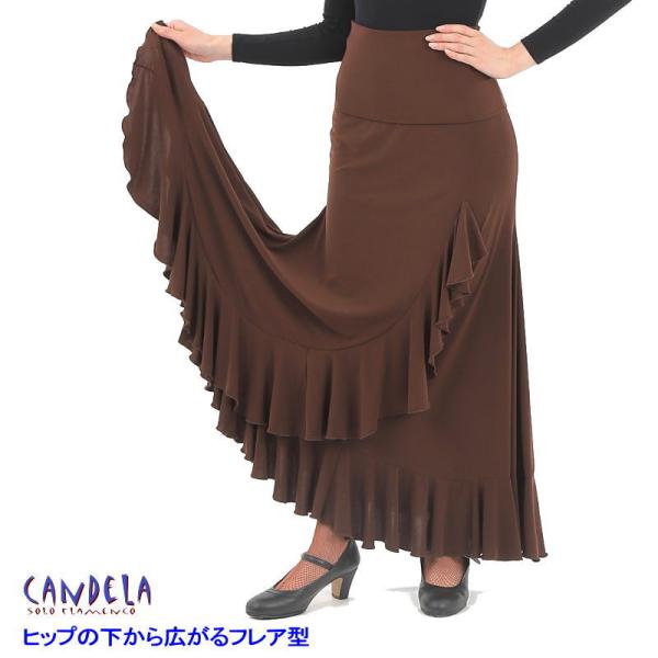 [スペイン直輸入](フラメンコ・スペイン・ダンス・踊り・バレエ・ベリーダンス・衣装・レッスン・スカート・ファルダ)