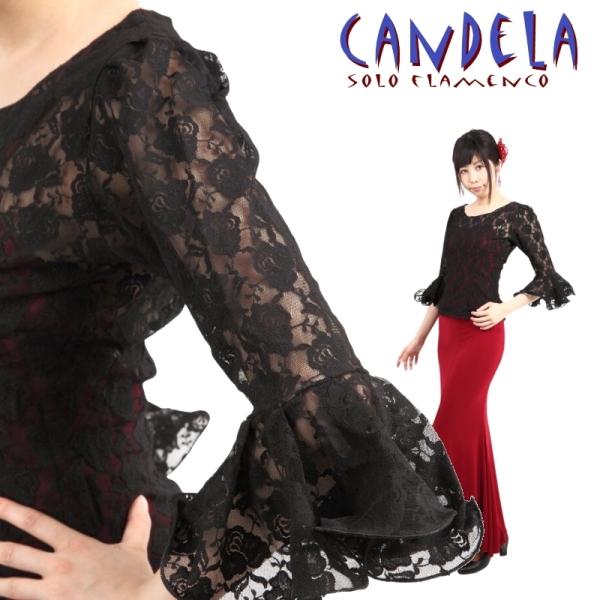 [スペイン直輸入](フラメンコ　ベリー　バレエ　衣装　ブラウス）