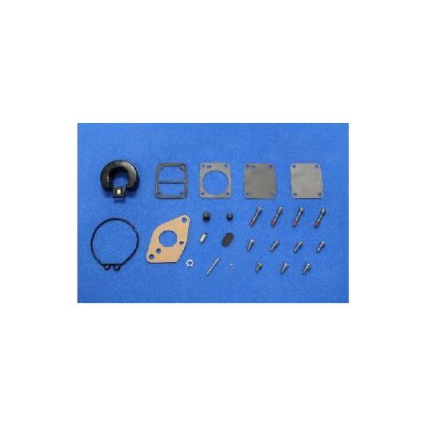 トーハツ2ストローク船外機に使用しているキャブレターのリペアキットです。エンジン1台分のキャブレタ−数応分のリペアキットを含みます。《該当機種》●トーハツ2ストローク船外機：M4C/M5B《付属パーツ》・キャブレタガスケット・フロートチャン...
