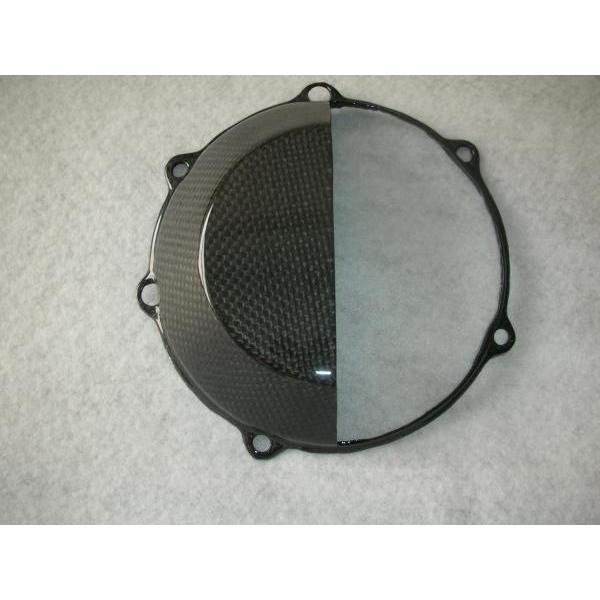 CARBONVANI： クラッチカバー　オープンタイプ適合車種:DUCATI(ドゥカティ)1198 / 1098※装着画像はイメージとなり実際の製品とは異なる場合がございます。製品仕上げ：艶なし(MAT)  ・艶あり(GLOSSY)  が選...