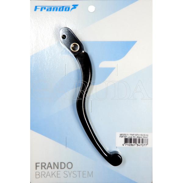 (補修部品)Frando FMF-107ラジアルマスターシリンダー専用スペアレバー《ショート》内容：レバー x 1本＊付属品無しレバー長さ：180mm＊ピボットシャフト中心から先端（外側）までの距離ポジション：左右共通カラー：ブラックのみ※...