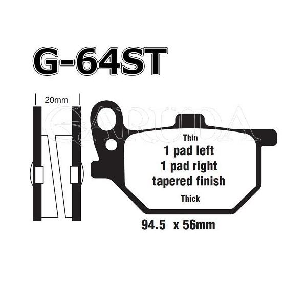 ブレーキパーツのスペシャリストが放つブレーキパッドの王道、「GOODRIDGE」（グッドリッジ）。長期在庫品の為、パッケージにシミや汚れがある為、アウトレット販売品となります。ブレーキパッドのみでのご注文品に限り、送料無料となります。より詳...