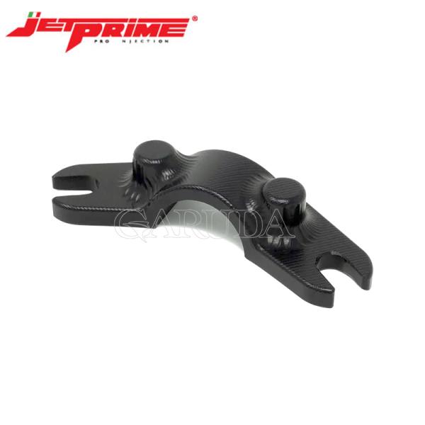 【オプション】JETPRIME製 右側ハンドルスイッチ《2ボタン仕様》専用ハンドルクランプ※bremboレーシング用ハンドルスイッチには適合しません用途：ハンドルスイッチをマスターシリンダーに共締めせずに、ハンドルへ直接装着するためのハンド...