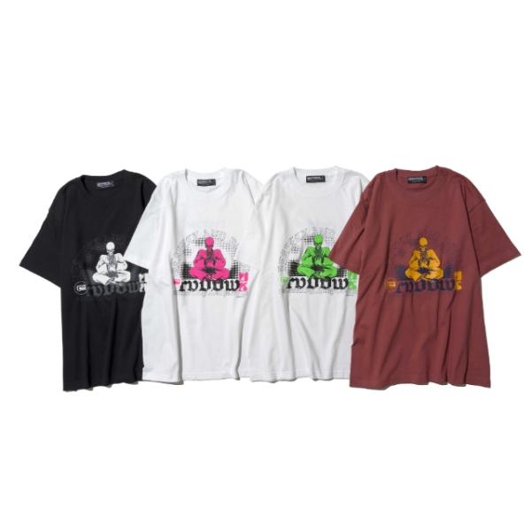 【ブランド】　REVERSAL / リバーサル【商品名】　CROSS LEGGED SKULL COTTON TEE【状態】　新品、未使用、正規品【色】　ブラック、ホワイト/グリーン、レッド、ホワイト/ピンク【商品説明】　rvddw25周年...