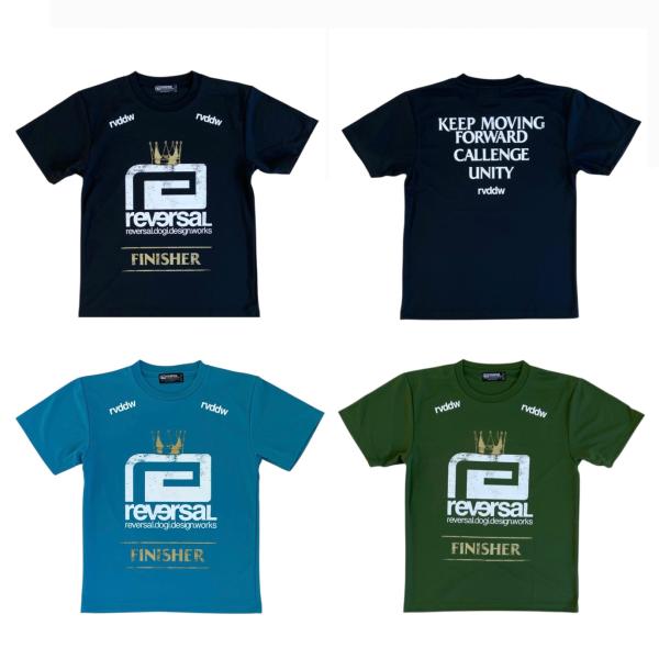 【ブランド】　REVERSAL / リバーサル【商品名】　FINISHER DRY TEE（限定モデル） 【状態】　新品、未使用、正規品【色】　黒、ターコイズ、オリーブ【商品説明】背中には【仲間との絆】、【勝利への情熱】、【前進し続ける】、...