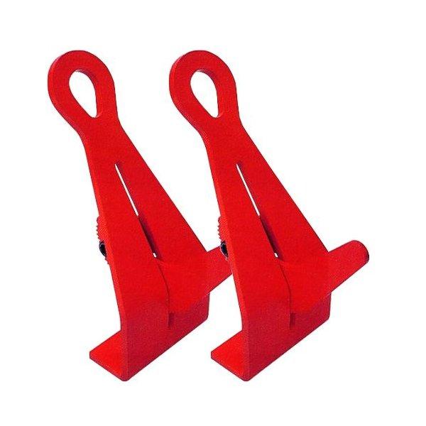 コンクリート二次製品の積み降ろし、移動作業用吊り具。荷へのセットが簡単、ワンタッチ安全設計